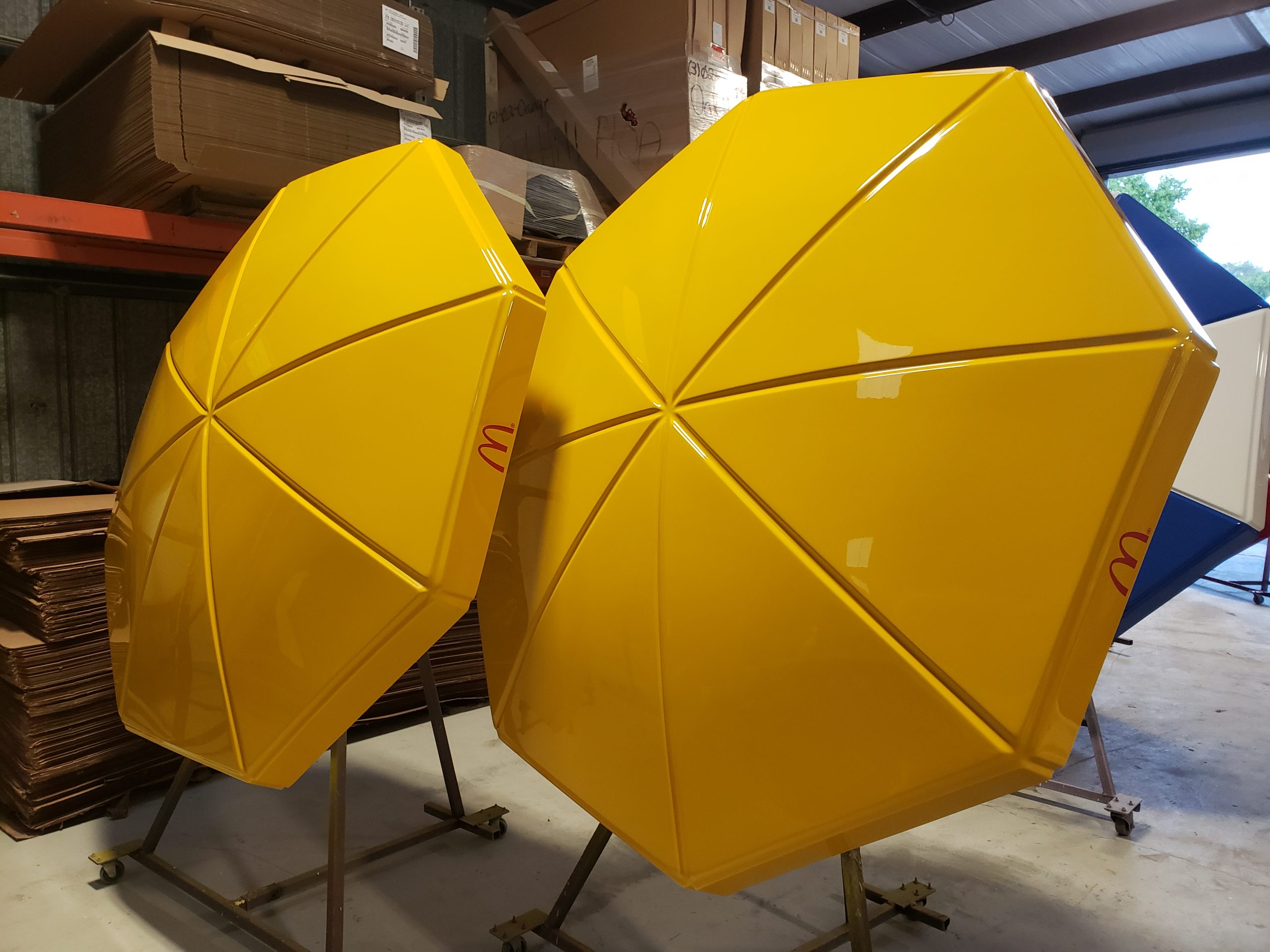 6′ Valance Signal Yellow ESM801450 Red McD logo2 | STM Industries