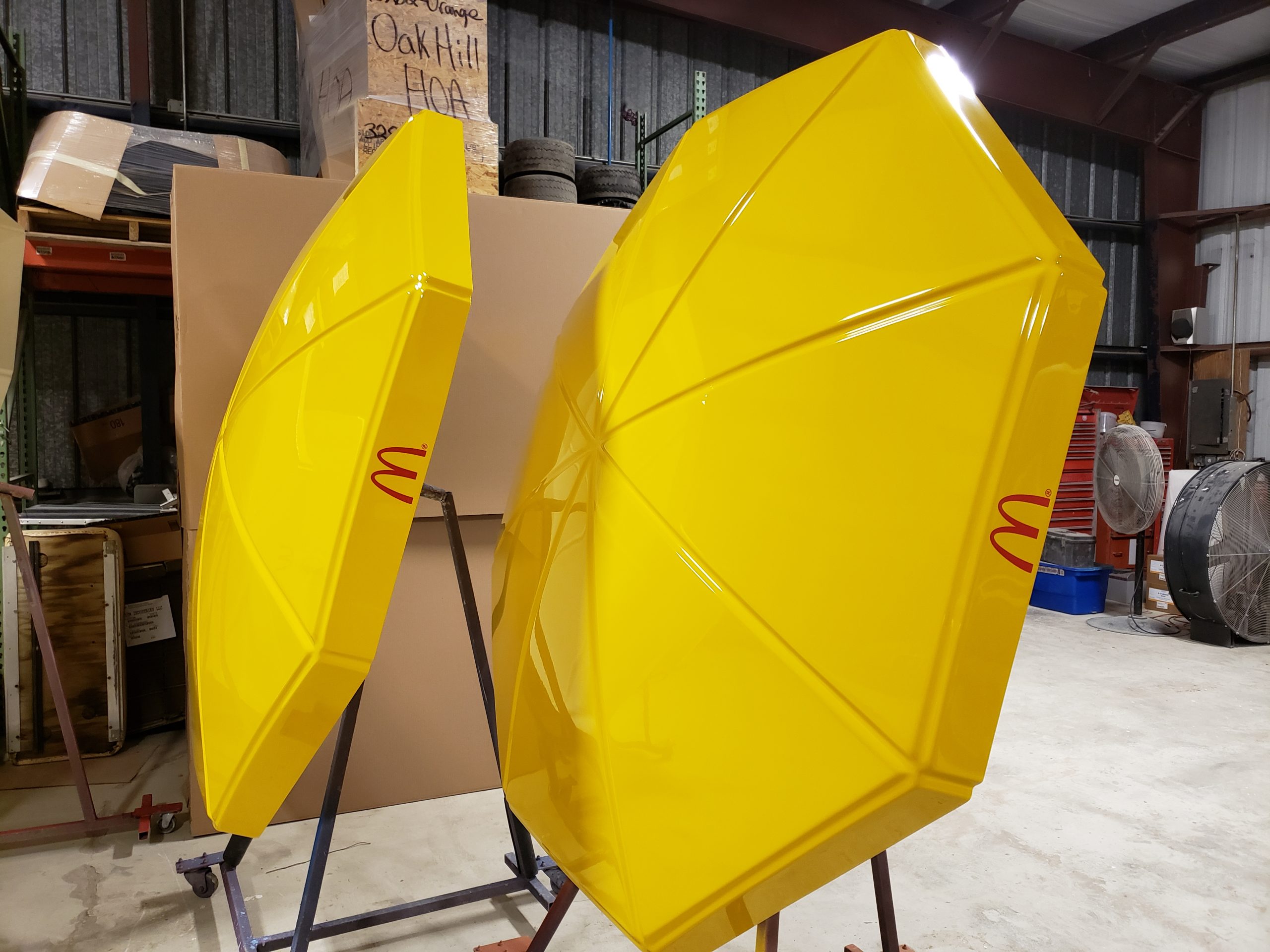 6′ Valance Signal Yellow Red MCD Logo | STM Industries