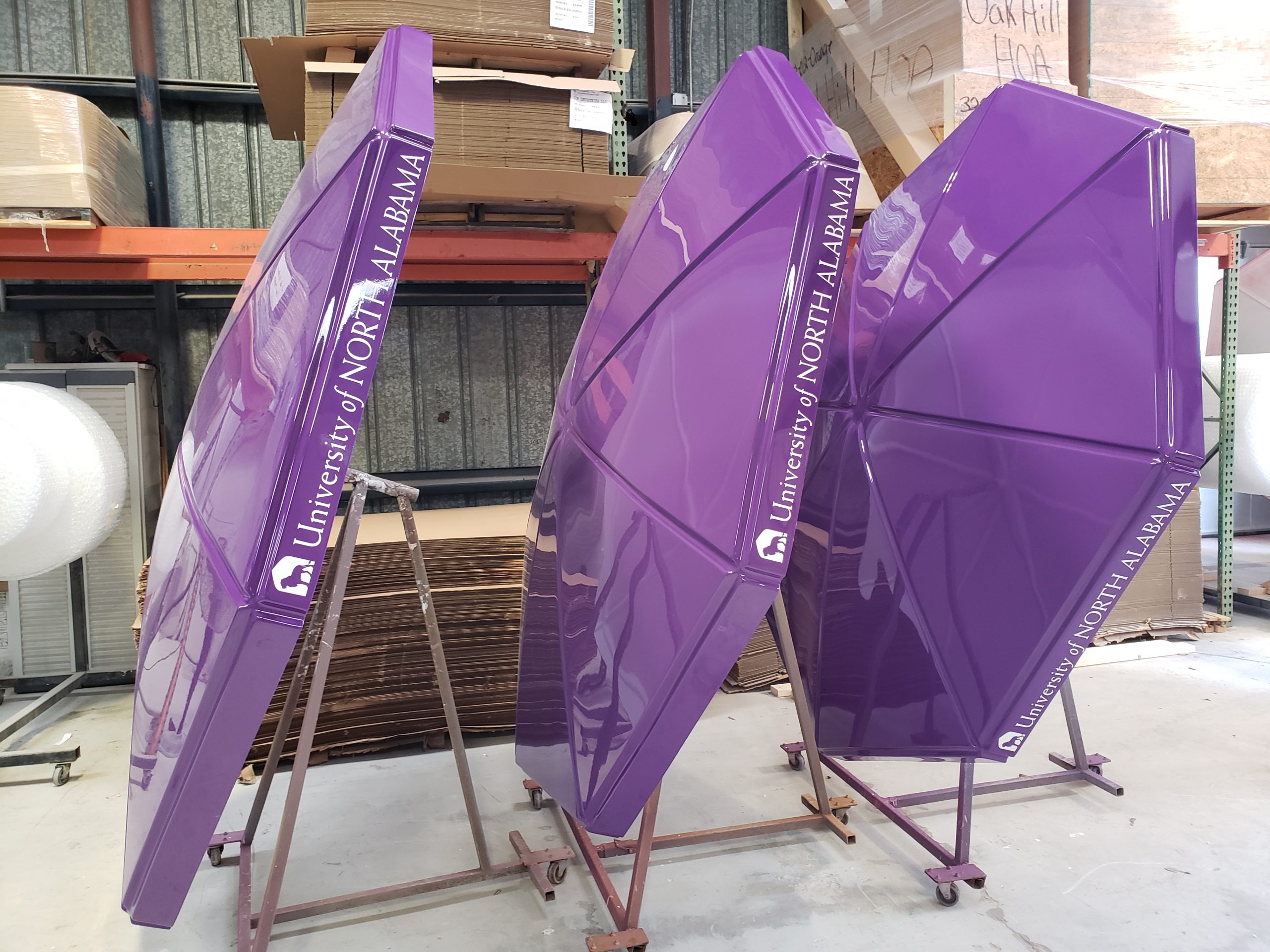 Valance 8′ UNA Purple with logo2 | STM Industries