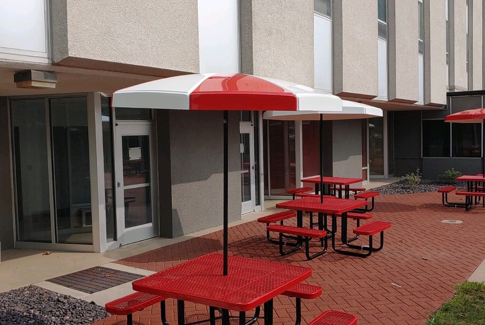 Outdoor Tables Umbrellas for Colleges & Schools | STM Industries
